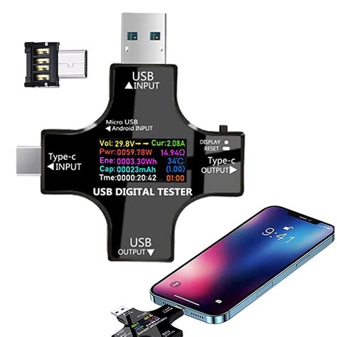 Usb Meter Ports Digital Multimeter With Ips Color Screen Voltage