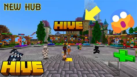Treasure Wars The Hive New Hub In Minecraft Bedrock Youtube