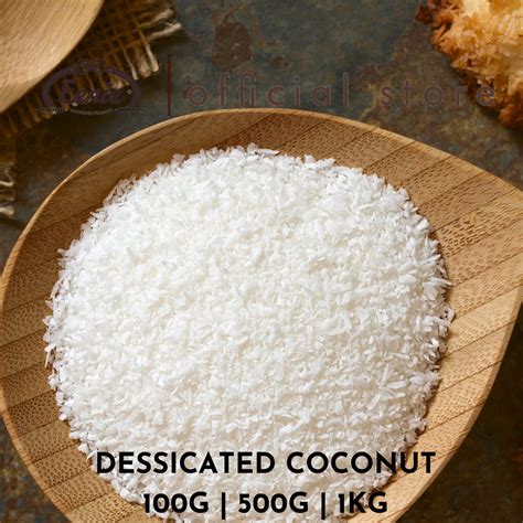 Desiccated Coconut Flake Kelapa Kering 100g 500g Halal Shopee Philippines