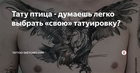 Тату птица думаешь легко выбрать свою татуировку Tattoo Sketches