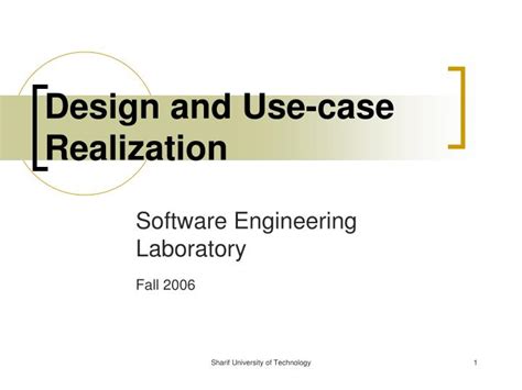 Ppt Design And Use Case Realization Powerpoint Presentation Free