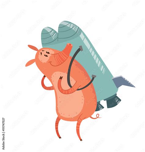 Draw Cartoon Jetpack