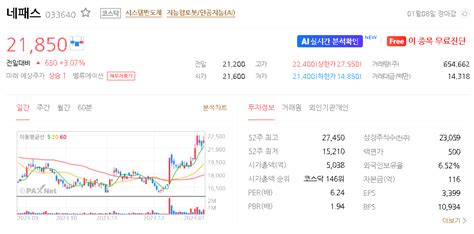 네패스 주가 전망 목표주가 2024년 투자 전망