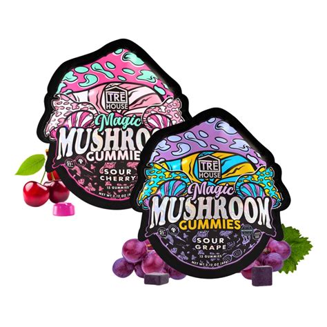 Tre House Mushroom Gummies Microdose Psychedelic Mushroom Gummies