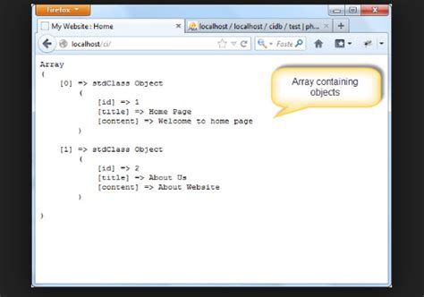 Fetch Single Row From Database In Codeigniter