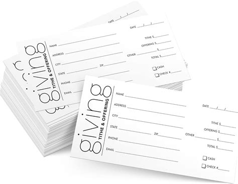 500 Tithes And Offering Envelopes For Church Tithe Envelopes For