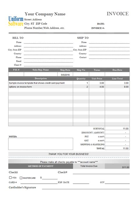 Excel Payment Voucher Template