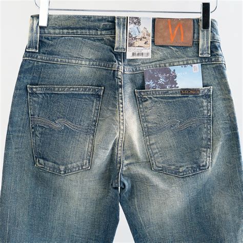 Clearance Grim Tim Org Worn Crinkles Pond Shop ร้าน Nudie Jeans