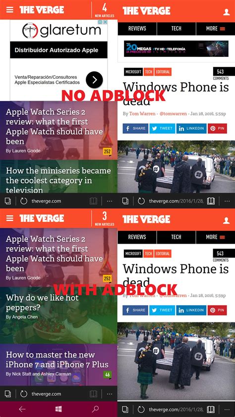 Adblock Comparison Album On Imgur