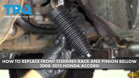 How To Replace Front Steering Rack And Pinion Bellow Honda