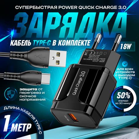 Сетевое зарядное устройство Kockross Qc181 1 Usb Type C 18 Вт Usb 3 0