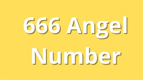All About The Angel Number 666