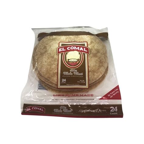 El Comal Whole Wheat Flour Tortilla Ct Instacart