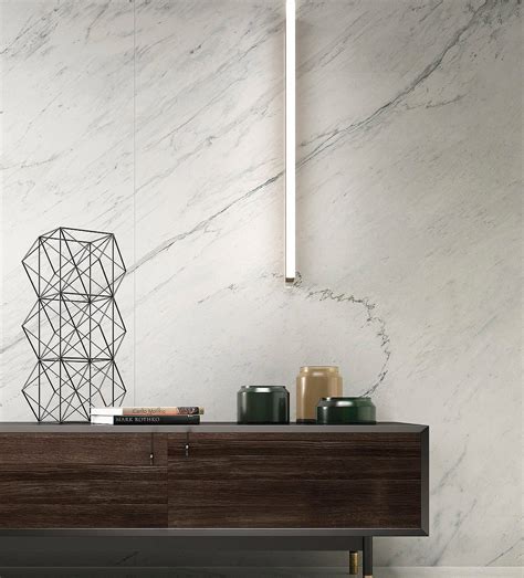White 1000 X 2500 Mm Marble Effect Porcelain Tile Fiandre Marmi