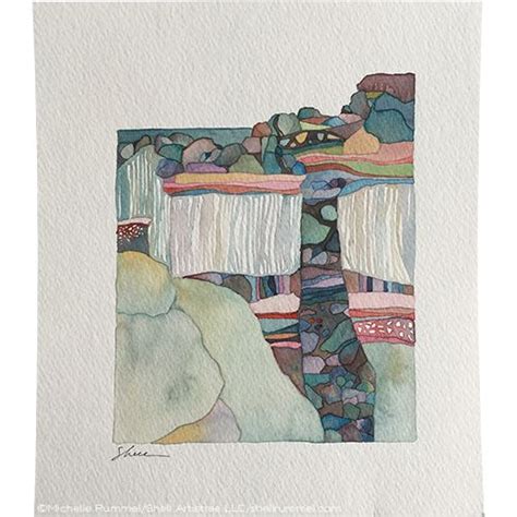 Above The Abyss — Fine Art And Design By Shell Rummel Watercolor