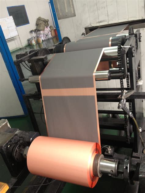 Lithium Battery Materials Carbon Coated Copper Foil For Battery Anode