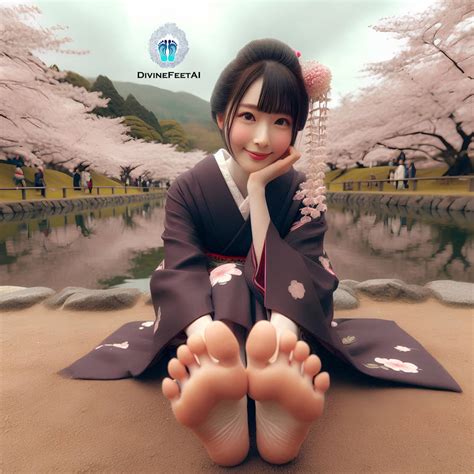 Japanese Geisha Girl Showing Feet And Soles By Divinefeetai On Deviantart