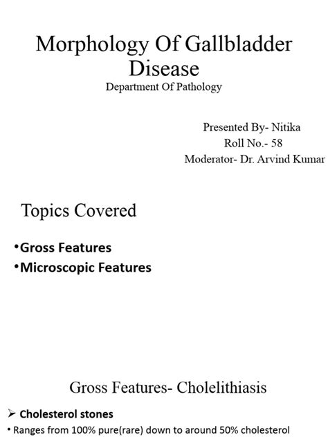 Morphology Of Gallbladder Tumors Autosaved Pdf Gallbladder Digestive System