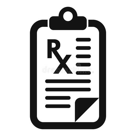 Medical Test Clipboard Icon Simple Vector Human Analysis Stock Vector