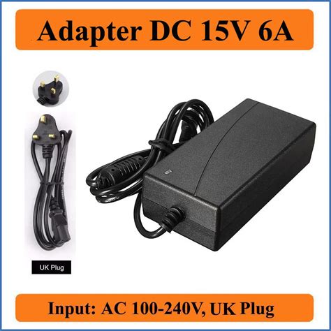 V A UK Plug AC DC Adapter AC V V To DC V MA Switch Power Supply W LED Adapter