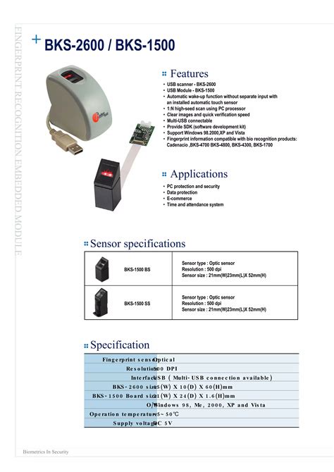 Fingerprint Recognition Embedded Module Pdf