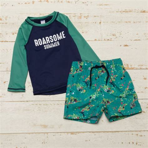 Yamp Yamp Traje De Baño 2 Piezas Polera Más Short Protección Uv Bebé