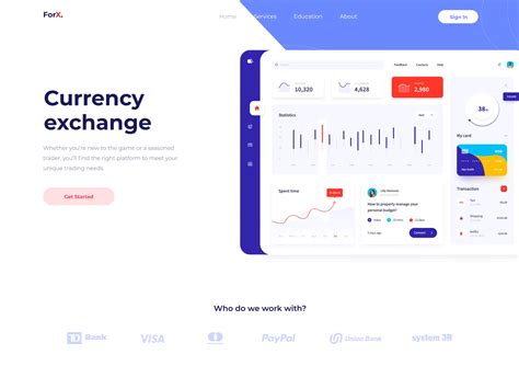 Currency Exchange Product Page Dashboard Design By Taras Migulko