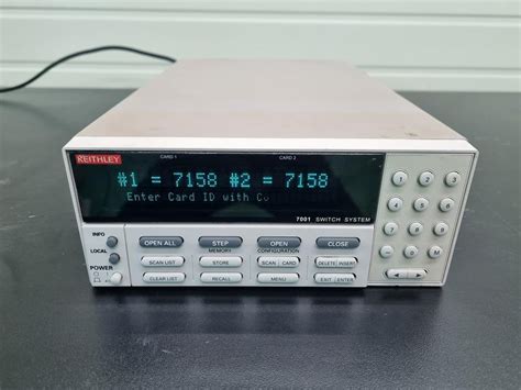 Keithley 7001 Switch System Rescience
