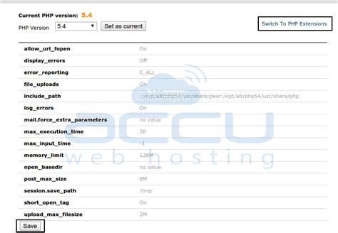How To Enabledisable Php Extensions From Cpanel Accuwebhosting