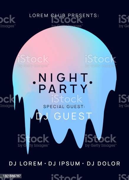 여름 포스터와 음악 축제 전단지 Dj에 대한 스톡 벡터 아트 및 기타 이미지 Dj 기하 디자인 Istock