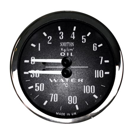 Dual Gauges Smiths Classic Dual Oil And Water 41 712 101 161