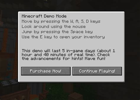 Wie Entfernt Man Den Start In Minecraft Java Demo Pc Minecraft