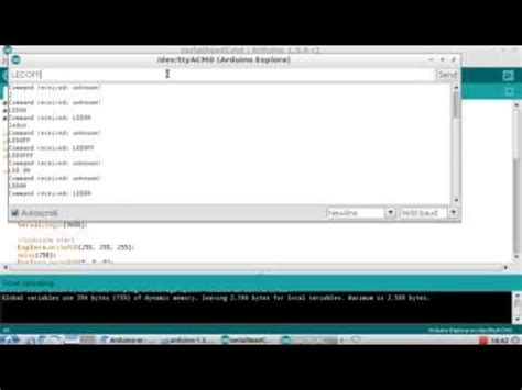 Arduino Detect String Command From Serial Port YouTube