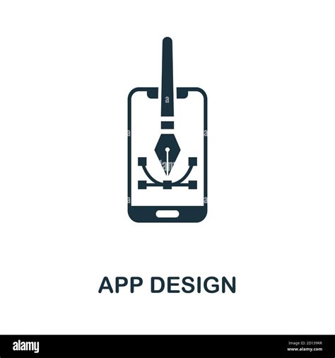 App Design Icon Simple Element From App Development Collection Filled
