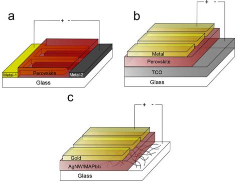 Schematic Representation Of Msm Ppds With Different Device Designs A