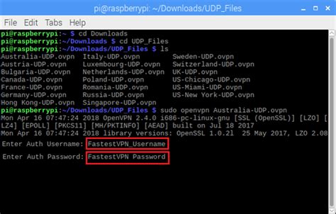 How To Setup Openvpn On Raspberry Pi Linux Fastestvpn Support