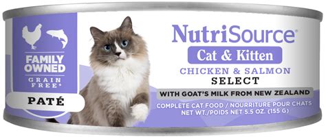 Chicken And Salmon Select Wet Cat Food Nutrisource Pet Foods