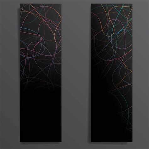 Premium Vector Color Lines Gradient Banner