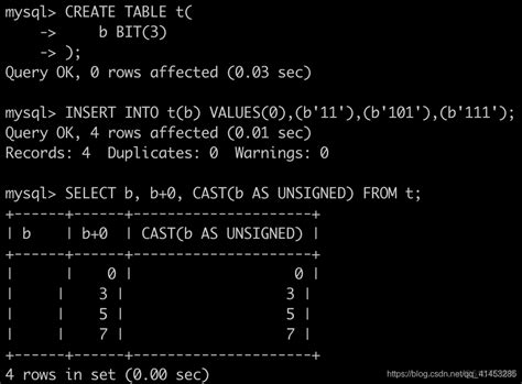Mysql数据类型——数字类型（整型、浮点型、bit型）51cto博客mysql 浮点型