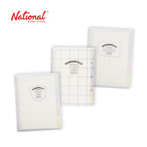Ring Binder Notebook B5 Wonderfully School Stationery