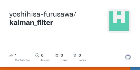 GitHub Yoshihisa Furusawa Kalman Filter