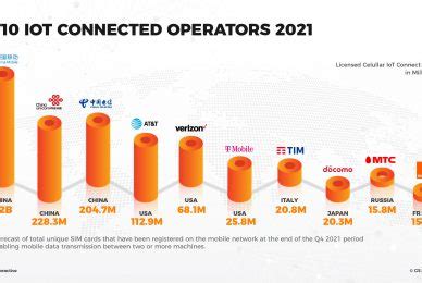 Top Countries With Cellular Iot Connections Forest Interactive