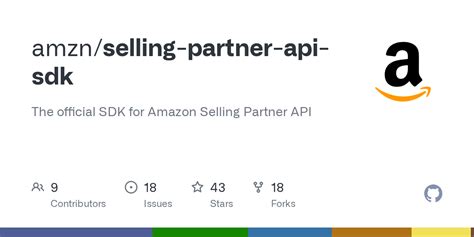 Github Amznselling Partner Api Sdk The Official Sdk For Amazon Selling Partner Api