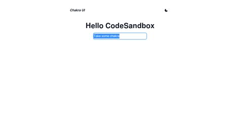Editable Focus Codesandbox