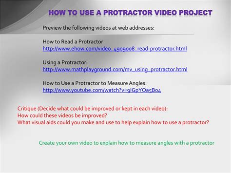 Ppt How To Use A Protractor Powerpoint Presentation Free Download Id 5758054