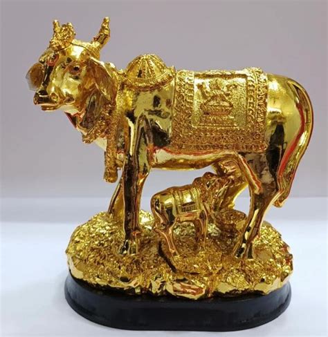 Kesar Zems Resin Vastu Fengshui Cow Religious Articles Statue Jiomart