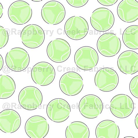 Breton Tennis Collection Tennis Ball Toss Repeat Fabric Raspberry