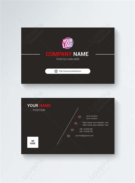 현대 수평 명함 디자인 이미지 사진 450143905 무료 다운로드