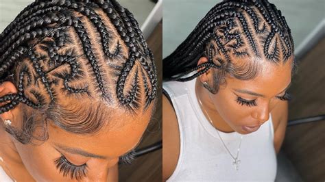 Half Stitch Braids Half Knotless Braids At Terry Summers Blog