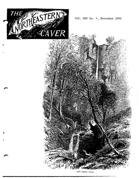 The Northeastern Caver Volume 21 4 National Speleological Society